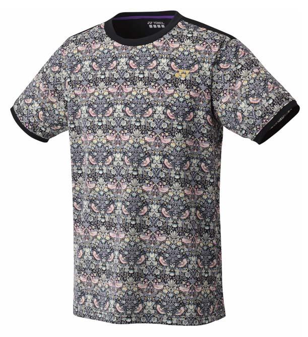 ヨネックス YO-10682-007-S ユニセックス ゲームシャツ（フィットスタイル）（ブラック・サイズ：S）YONEX[YO10682007S] 返品種別A