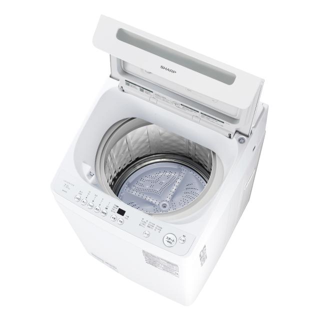 シャープ ES-GV7K-W 7.0kg 全自動洗濯機　ホワイト系SHARP[ESGV7KW] 返品種別A