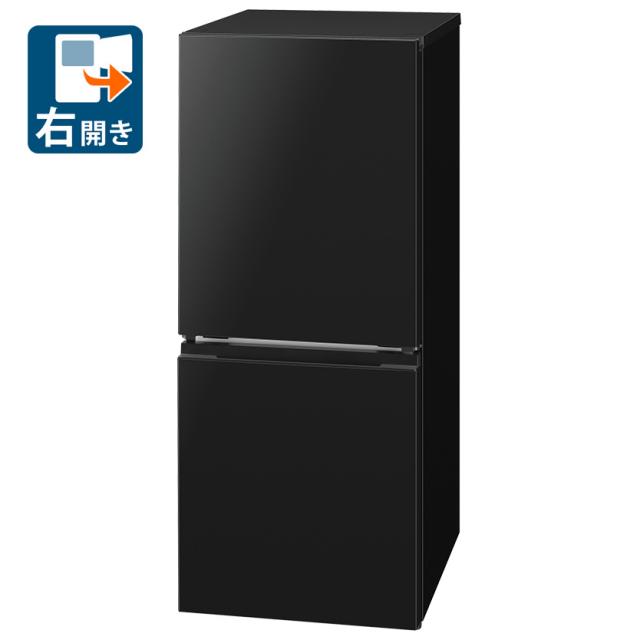 シャープ SJ-TD15R-B 152L 2ドア冷蔵庫（マットブラック）【右開き】SHARP つけかえどっちもドア[SJTD15RB] 返品種別A
