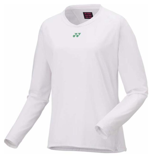 ヨネックス YO-20840-011-M レディース ゲームシャツ（ロングスリーブ）（ホワイト・サイズ：M）YONEX[YO20840011M] 返品種別A
