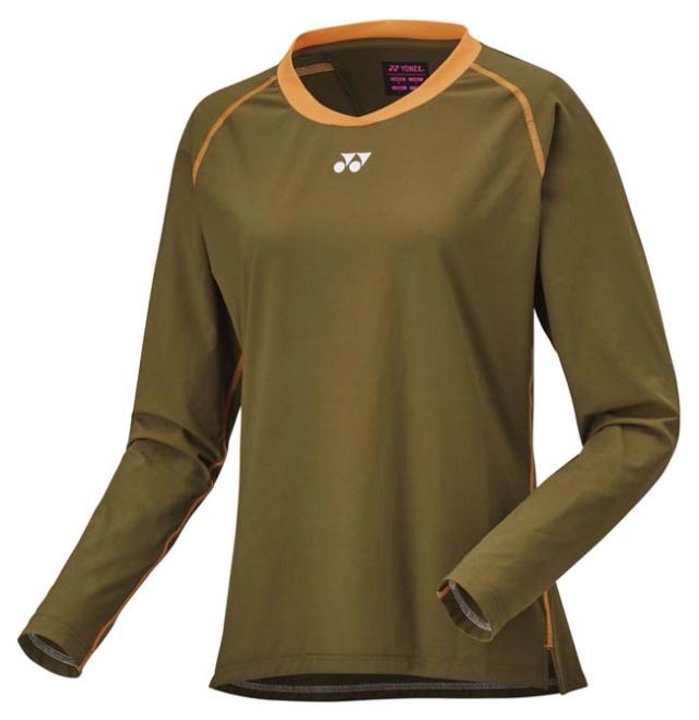 ヨネックス YO-20840-679-M レディース ゲームシャツ（ロングスリーブ）（オイルブラウン・サイズ：M）YONEX[YO20840679M] 返品種別A