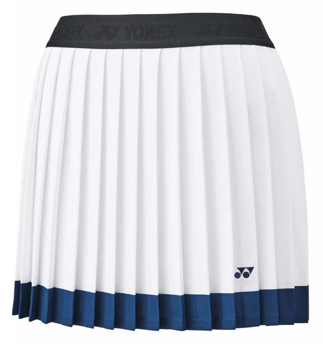 ヨネックス YO-26162-570-M レディース スカート（クールホワイト・サイズ：M）YONEX[YO26162570M] 返品種別A