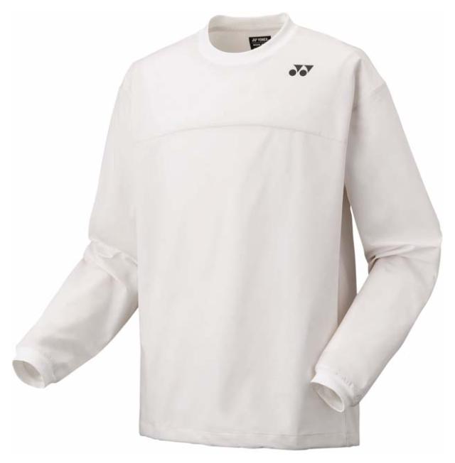 ヨネックス YO-30105-011-L ユニセックス トレーナー（ホワイト・サイズ：L）YONEX[YO30105011L] 返品種別A