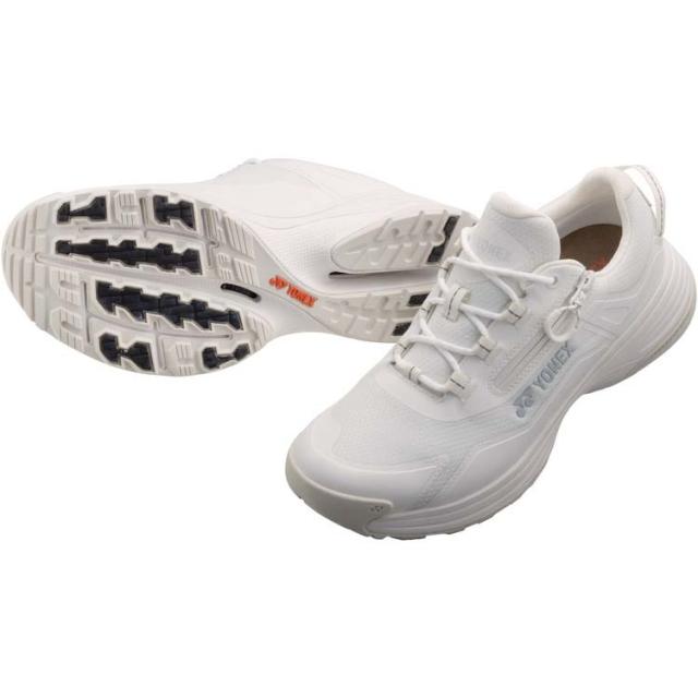 ヨネックス ユニセックス ウォーキングシューズ パワークッション125（ホワイト・サイズ：22.5cm） YO-SHW125-011-22.5返品種別A