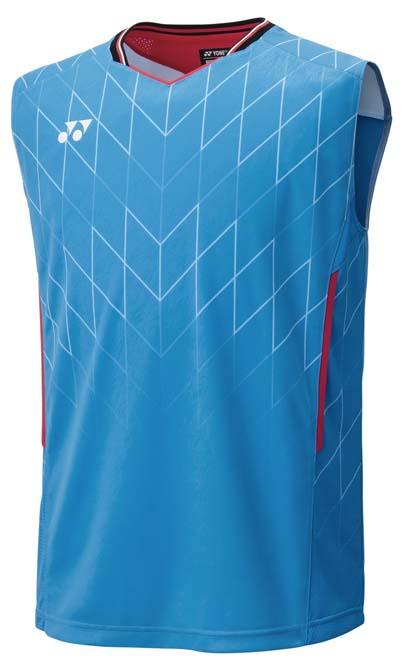 ヨネックス YO-10699-449-O メンズ ゲームシャツ（ノースリーブ）（セルリアンブルー・サイズ：O）YONEX[YO10699449O] 返品種別A