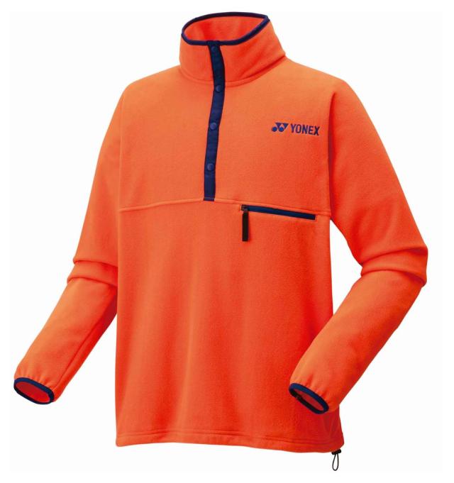 ヨネックス YO-90094-005-S ユニセックス フリースプルオーバー（オレンジ・サイズ：S）YONEX[YO90094005S] 返品種別A