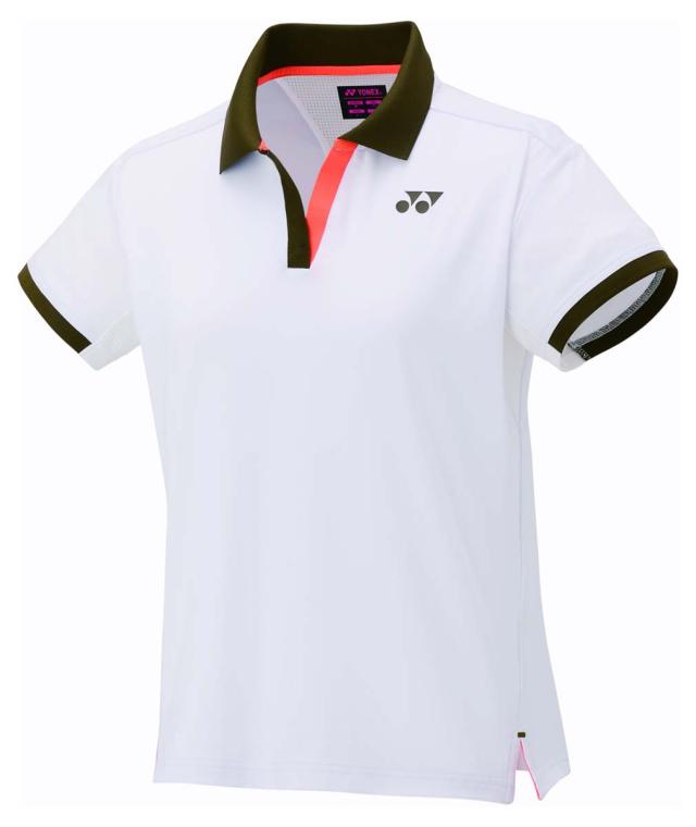 ヨネックス YO-20834-570-L レディース ゲームシャツ（クールホワイト・サイズ：L）YONEX[YO20834570L] 返品種別A