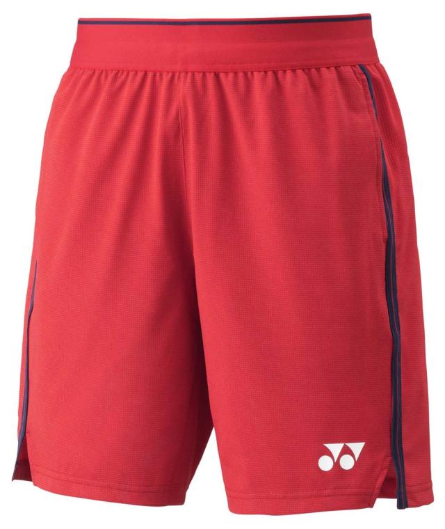 ヨネックス YO-15207-459-M メンズ ニットハーフパンツ（クリアーレッド・サイズ：M）YONEX[YO15207459M] 返品種別A