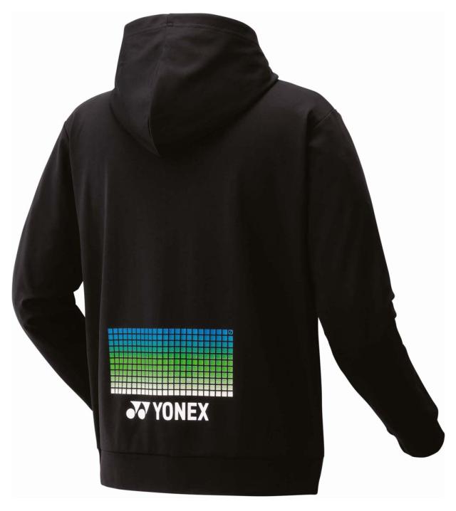 ヨネックス YO-51059-007-O ユニセックス ニットウォームアップパーカー（ブラック・サイズ：O）YONEX[YO51059007O] 返品種別A