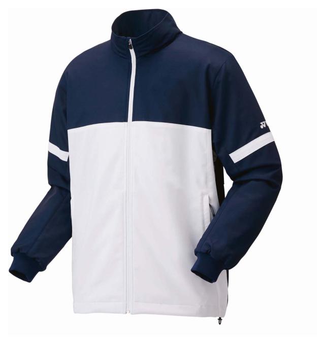 ヨネックス YO-70104-011-M ユニセックス 裏地付ウィンドウォーマーシャツ（ホワイト・サイズ：M）YONEX[YO70104011M] 返品種別A