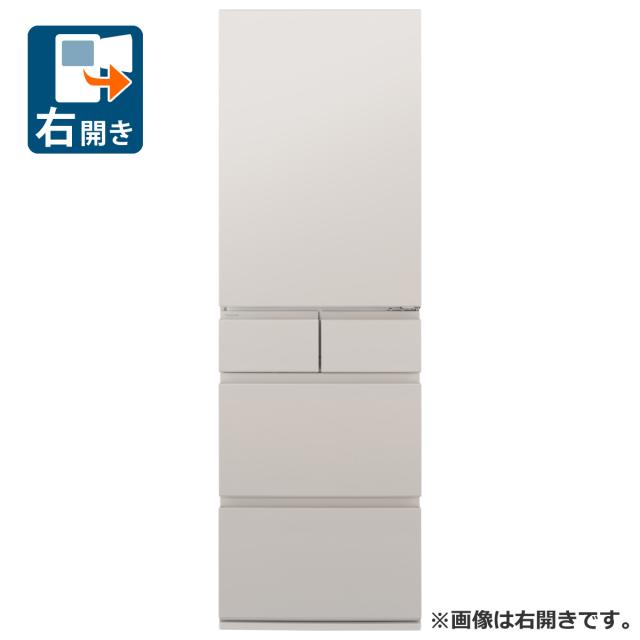 パナソニック NR-E45RY3L-C 450L 5ドア冷蔵庫（マットライトベージュ）【左開き】Panasonic コンパクトBIG[NRE45RY3LC] 返品種別A
