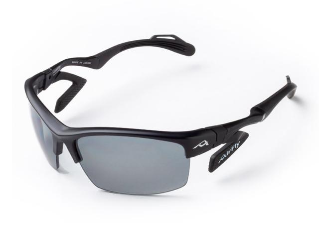 AirFly(エアフライ) AF-303C-1P ユニセックスモデル サングラス AF-303 C-1P(フレームカラー・ブラックマット/レンズカラー・偏光グレー)[AF303C1Pエアフライ] 返品種別A