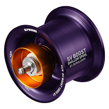 SLPワークス RCSB SV BOOST 1000S G1 スプール(パープル) SLP-WORKS RCSB 1000スプール シャロースプール 00082318返品種別A