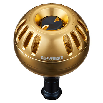 SLPワークス RCS 25ソルティガ 47mm アルミパワーラウンドノブ/ゴールド RCS25SALTIGA47mmアルミパワーラウンドノブ/ゴールド返品種別A