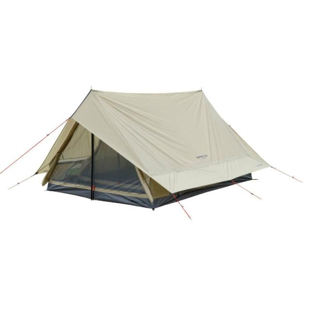 キャプテンスタッグ UA-67 トレッカー ツーポールロッジUV〈3〜4人用〉カーキCAPTAIN STAG[UA67キヤプテンスタツグ] 返品種別A