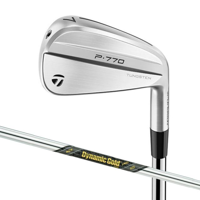 テーラーメイド TM24-P770-#6PW-DG115 New P770 アイアン('24) 5本セット(#6〜PW)【Dynamic Gold MID 115 シャフト・フレックス：S200】[TM24P7706PWDG115] 返品種別A