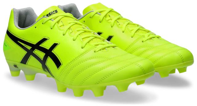 アシックス 1103A098-750-25.5 ユニセックス サッカー スパイク 固定式 DS LIGHT ADVANCE WIDE（SAFETY YELLOW/BLACK・サイズ：25.5cm）asics[1103A098750255] 返品種別A