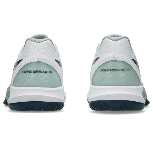 アシックス メンズ ハンドボールシューズ POWERBREAK FF（WHITE/TRANQUIL TEAL・サイズ：26.5cm） asics 1071A101-104-26.5返品種別A