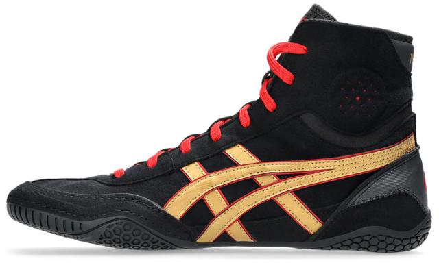 アシックス メンズ レスリングシューズ DAN GABLE EVO 3（BLACK/PURE GOLD・サイズ：26.5cm） asics 1081A052-002-26.5返品種別A