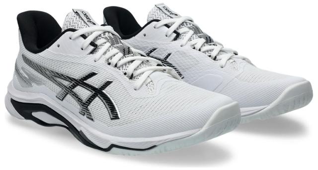 アシックス ユニセックス バレーボールシューズ NETBURNER BALLISTIC FF 4（WHITE/BLACK・サイズ：27.0cm） 1053A070-100-27.0返品種別A