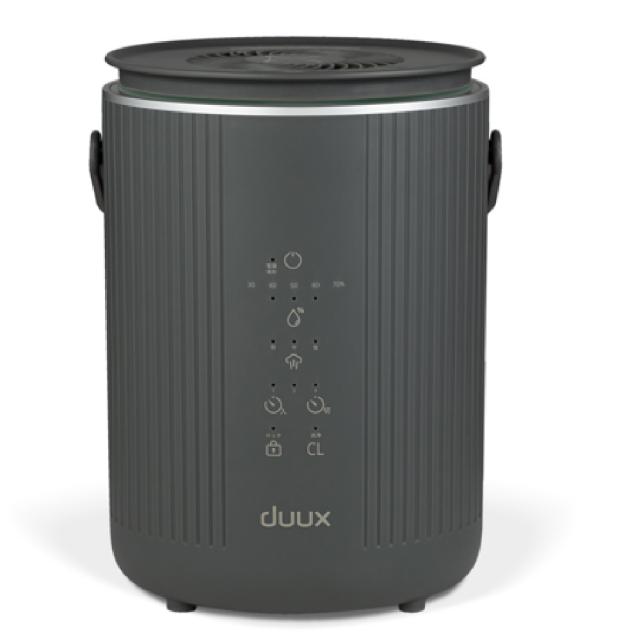 duux DXHU40JP(GY) スチーム式加湿器（木造10畳まで/プレハブ洋室17畳まで グレー)デュクス Dawn（ドーン）[DXHU40JPGY] 返品種別A