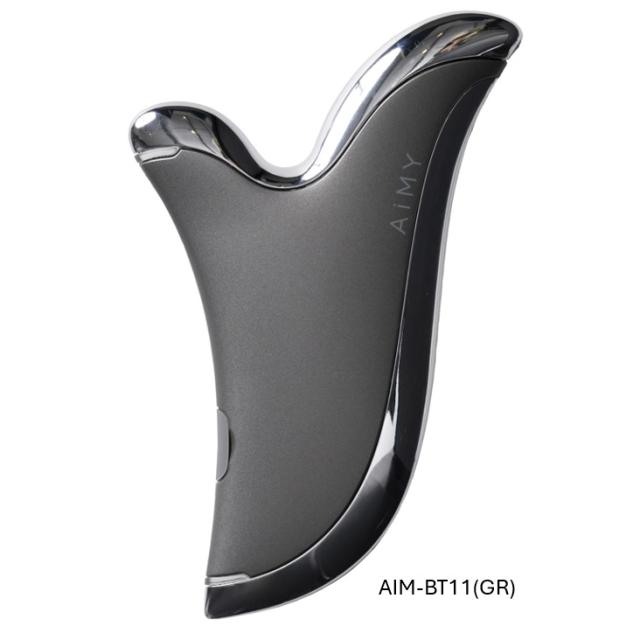 AiMY AIM-BT11(GR) かっさ型美顔器(グレー)AiMY (エイミー) KASSA HEARTUP(温感カッサ ハートアップ)[AIMBT11GR] 返品種別A