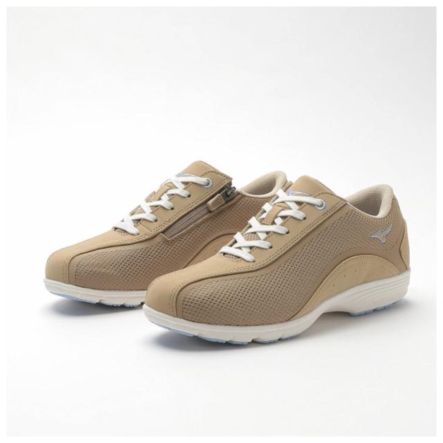 ミズノ B1GF193249220 レディース ウォーキングシューズ（ベージュ・サイズ：22.0cm）mizuno LS802[B1GF193249220] 返品種別A