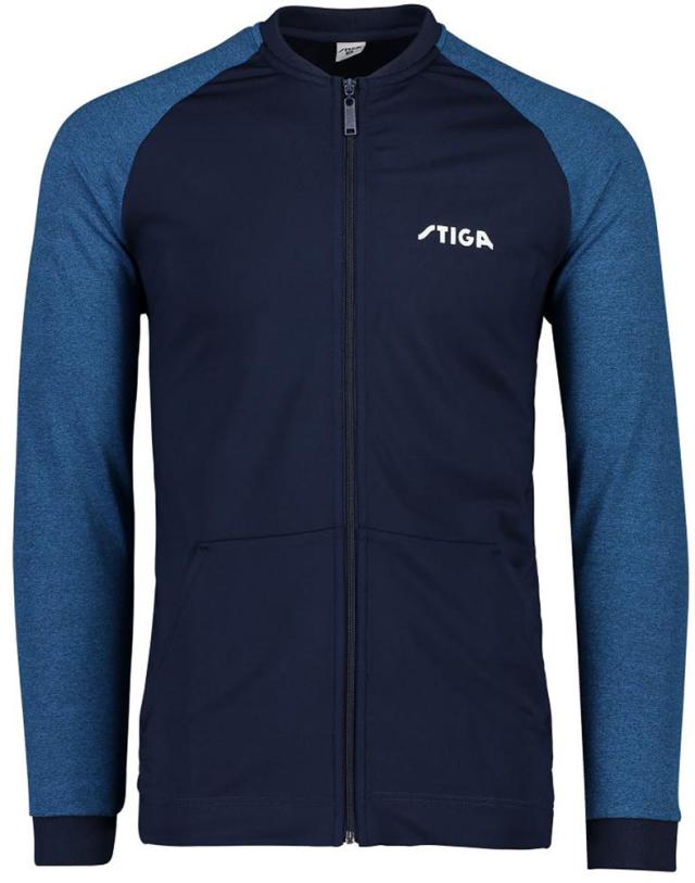 STIGA（スティガ） 卓球用ウェア STIGA メンバージャケット（ネイビー×ブルー・サイズ：3XS） STJ-1861246601返品種別A
