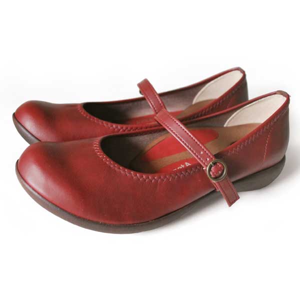 Re:getA R2361-DRD-S ワンベルトローヒールパンプス(ダークレッド・サイズ：S)レディースパンプス[R2361DRDS] 返品種別A