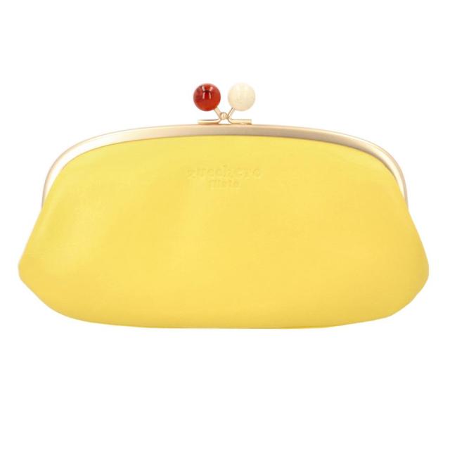 zucchero(ズッケロ) BF014429-1A-2C zucchero filato ズッケロフィラート 58057 がま口長財布（イエロー）[BF0144291A2C] 返品種別A