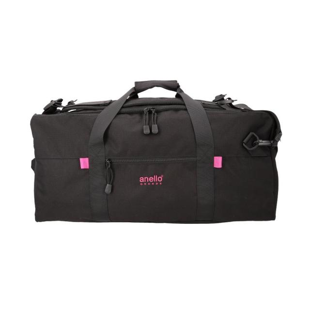 anello GTM0462Z-PI ハイキャパシティ　3Wボストンバッグ（ピンク）anello GRANDE(アネログランデ)[BF0225661A2C] 返品種別A