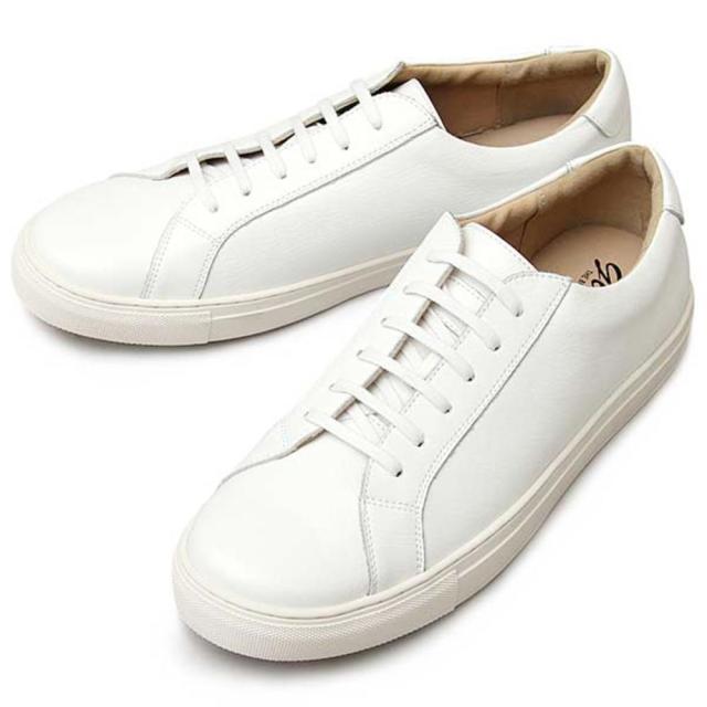 glabella(グラベラ) BF021750-1B-2B glabella Split Leather Sneakers（WHITE Mサイズ(26.0-26.5cm)）[BF0217501B2B] 返品種別A