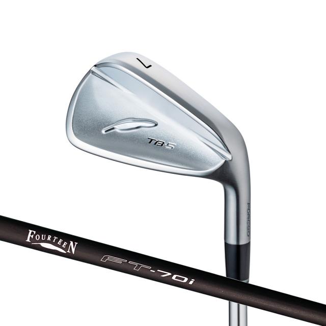 フォーティーン New TB-5 FORGED ’25 アイアン #5 (FT-70i カーボンシャフト・ワンフレックス) FOURTEEN TB5F25_I5_FS70I返品種別A