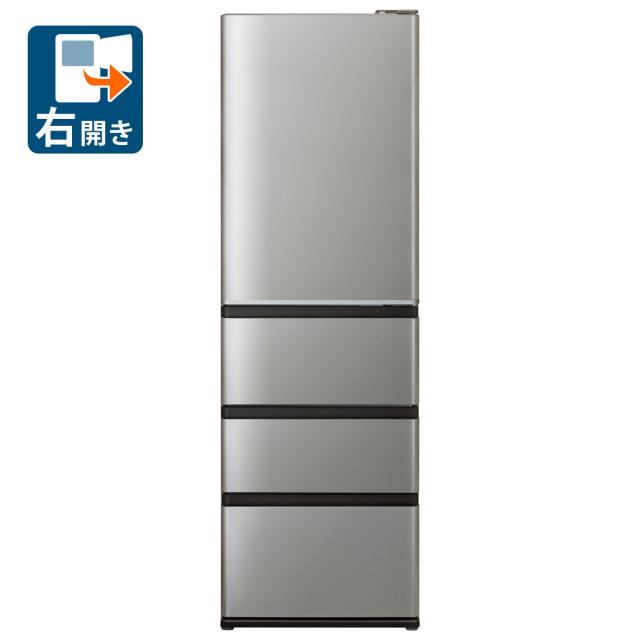 アクア AQR-V46R-S 458L 4ドア冷蔵庫（チタンシルバー）【右開き】AQUA DELIE+ デリエプラス[AQRV46RS] 返品種別A