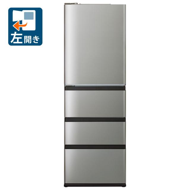 アクア AQR-V43RL-S 433L 4ドア冷蔵庫（チタンシルバー）【左開き】AQUA DELIE+ デリエプラス[AQRV43RLS] 返品種別A