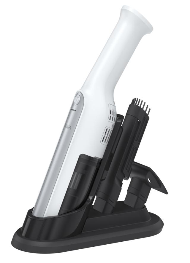 アクア AQC-SD1R-W サイクロン式ハンディクリーナー　充電式【掃除機】　AQUA pet primo[AQCSD1RW] 返品種別A