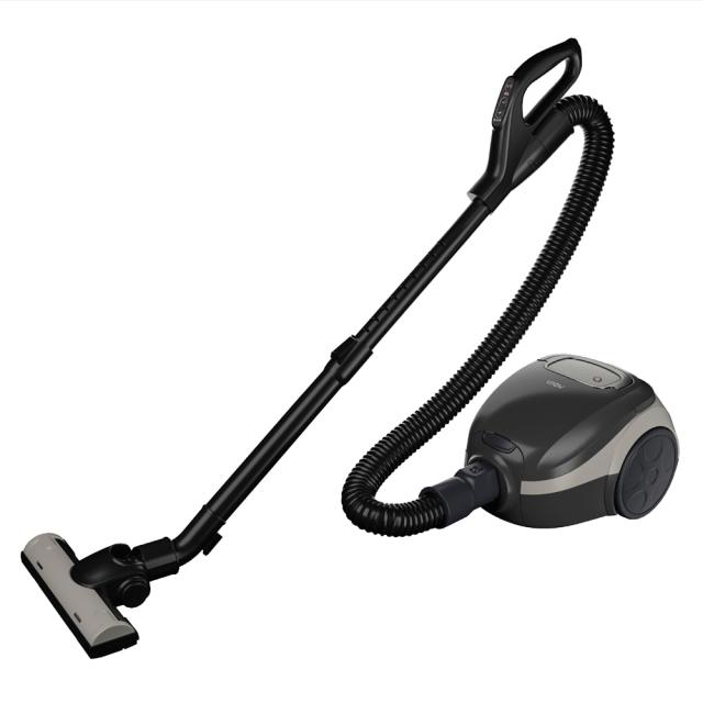 アクア 紙パック式クリーナー コード式 タービンブラシ ブラック AQC-CT1AJ-H返品種別A