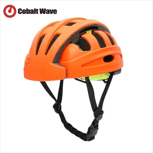 CobaltWave FT-888A-OR CE認証 自転車用折り畳みヘルメット サイズ55-59cm(大人用)（オレンジ）[FT888AOR] 返品種別B