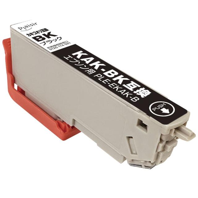 プレジール PLE-EKAK-B [エプソン KAK-BK 互換]インクカートリッジ（染料ブラック）Plaisir[PLEEKAKB] 返品種別Aの通販はau PAY マーケット ...