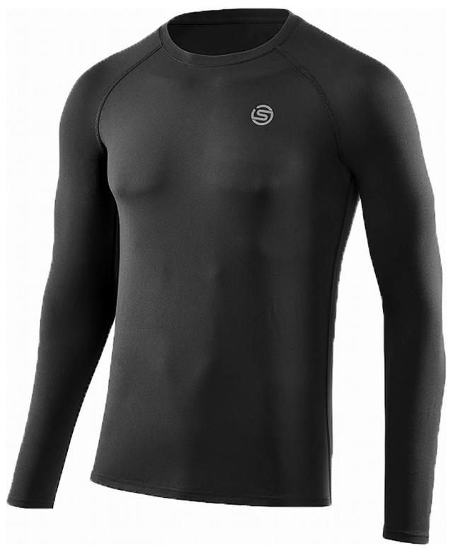 SKINS(スキンズ) SERIES-3 メンズ スリープロングスリーブ（ブラック・サイズ：48（L））  GRI-18121314-019-48L返品種別A