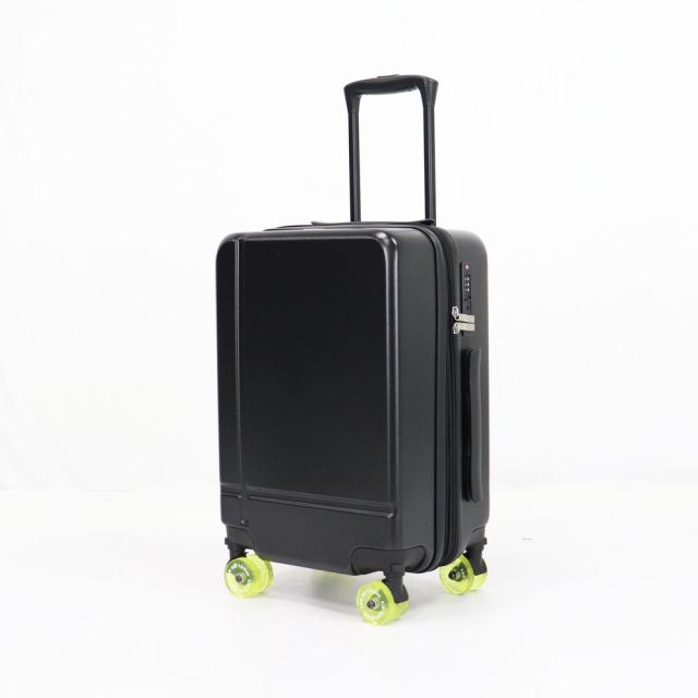 一六八(イロハ) UP TOURRER カラーフット拡張キャリーケース(ブラック・Sサイズ・19インチ) 機内持ち込みサイズ UT103-2-BKS返品種別B