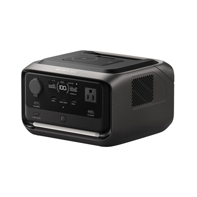 エコフロー ポータブル電源 286Wh AC出力コンセント3口 USB-C出力搭載 EcoFlow  3 Plus (Wireless) EF3PLUSWJPCBOX返品種別B