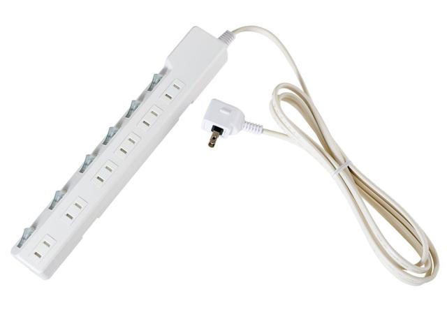 ELPA WLK-63B(W) 耐雷スイッチ付タップ（ブレーカー機能付） 6個口 3mELPA[WLK63BW] 返品種別Aの通販はau PAY マーケット - Joshin web 家電 ...