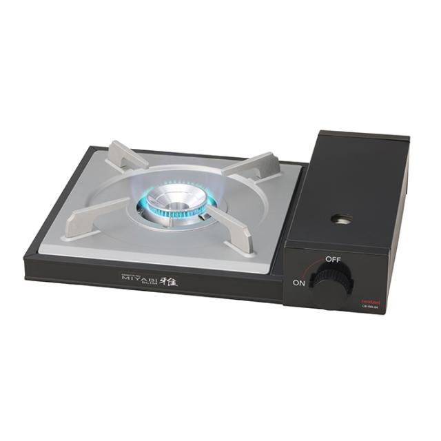 イワタニ CB-WA-64 カセットコンロ　ブラックiwatani　 カセットフー 雅SLIM[CBWA64] 返品種別A