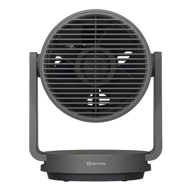リズム 【扇風機】DCモーター搭載 サーキュレーター（ダークグレー） 9ZFA39RH82返品種別A