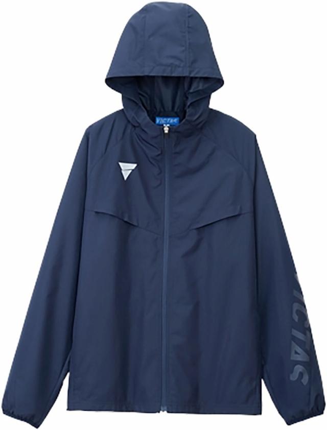 ヴィクタス 卓球 ユニセックス ウィンドブレーカージャケット V-BJ552（ネイビー・サイズ：4XL）  TSP-542505-6000-4XL返品種別A