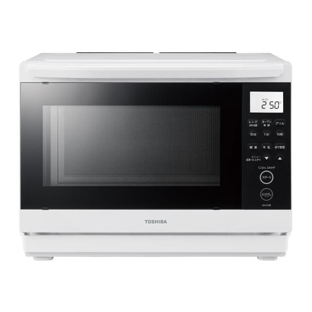 東芝 ER-D70B-W 簡易スチームオーブンレンジ　26L　ホワイトTOSHIBA　石窯ドーム　角皿式スチームオーブンレンジ[ERD70BW] 返品種別A