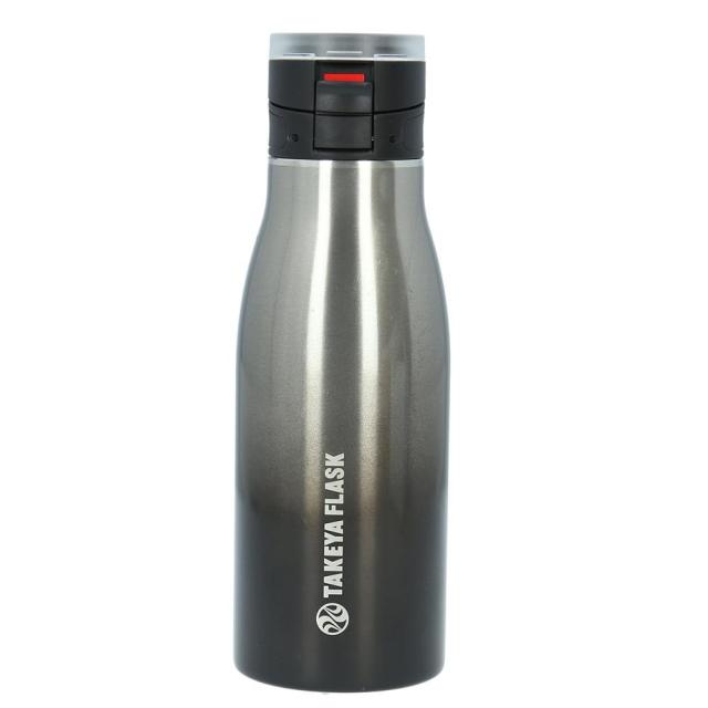TAKEYA FLASK(タケヤフラスク) BF010656-1A-2C ステンレス製携帯魔法瓶 トラベラー17（クロームブラック ...