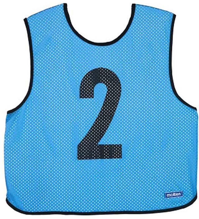 モルテン MT-GB0113SK ゲームベスト 番号1〜10 10枚セット（サックス）Molten ゲームビブス[MTGB0113SK] 返品種別A