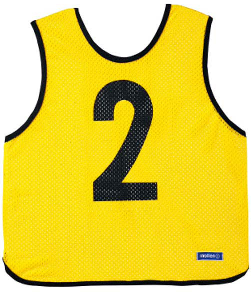 モルテン MT-GB0112Y ゲームベストジュニア 番号1〜10 10枚セット（黄）Molten ゲームビブス[MTGB0112Y] 返品種別A